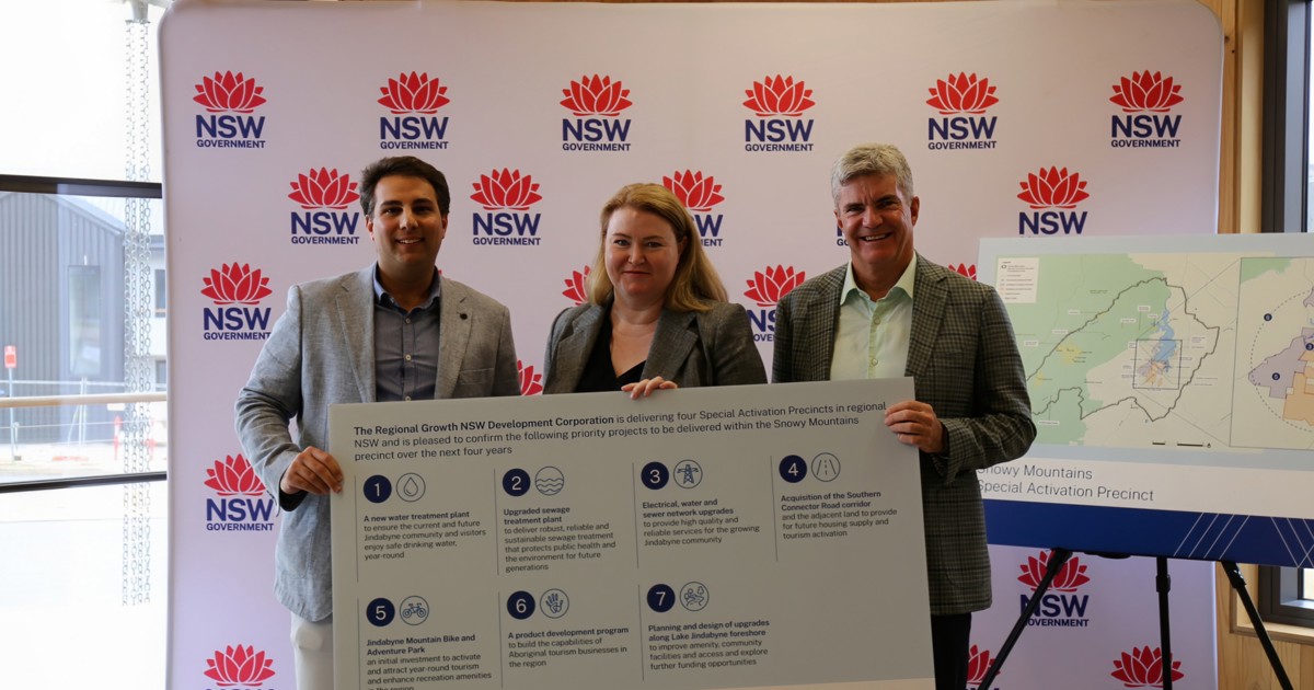 Priority development projects in Snowy Mountains precinct to get underway